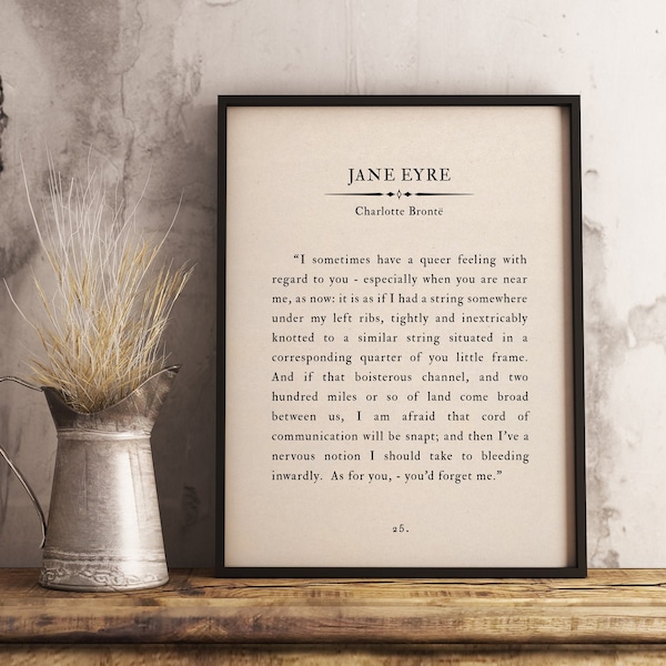 Jane Eyre - Etsy