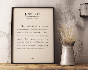 Jane Eyre Quote | Etsy