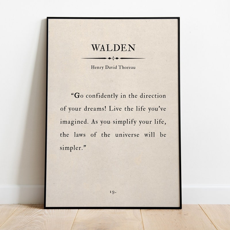 Henry David Thoreau - Etsy