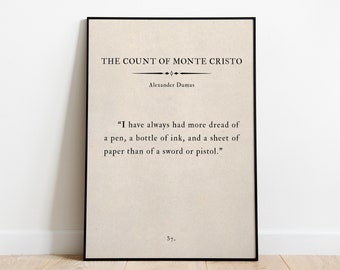 The Count of Monte Cristo by Alexandre Dumas - Etsy