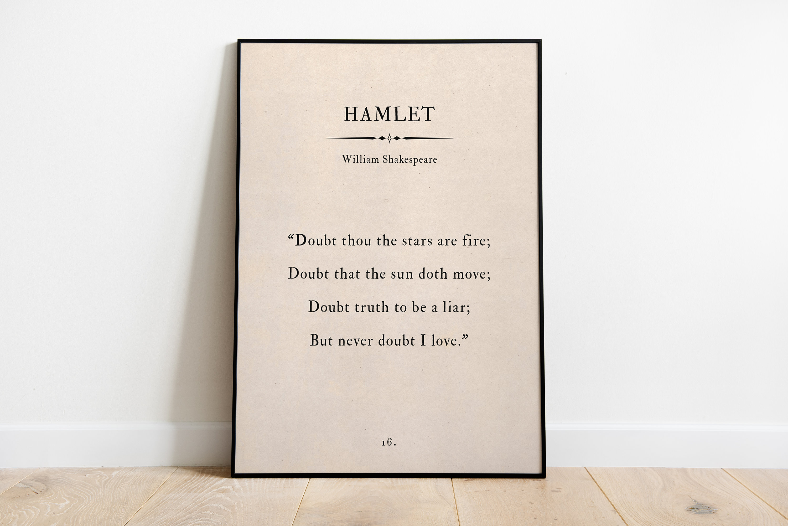 Hamlet Quotes Doubt Thou The Stars Are Fire