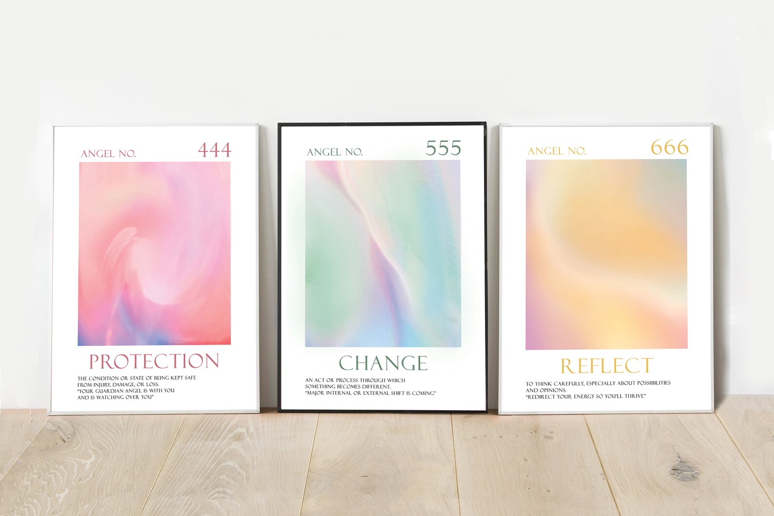 Angel Number 555 Aura Posters Angel Number Poster Gradient - Etsy
