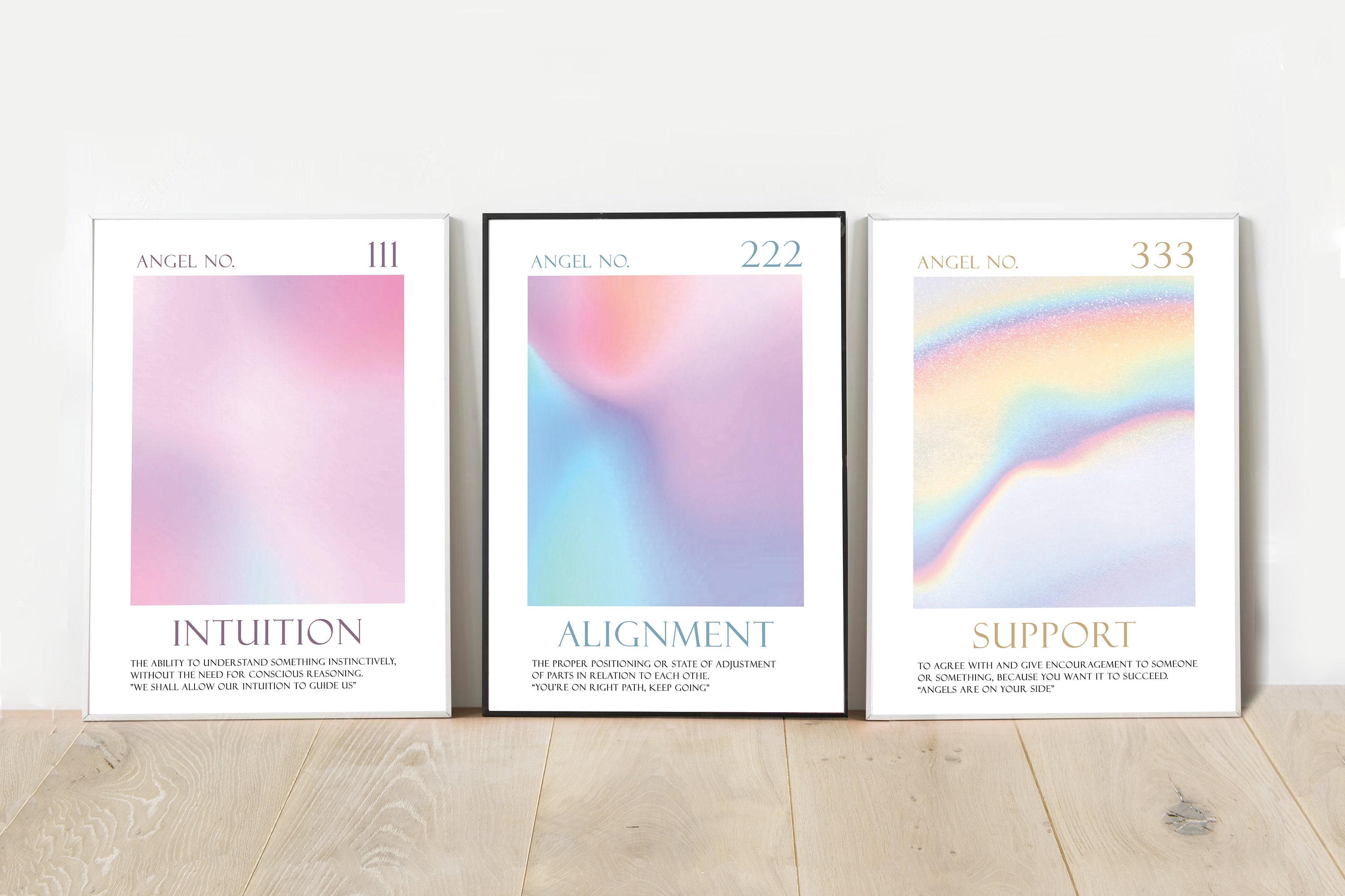 Angel Number 555 Aura Posters Angel Number Poster Gradient - Etsy