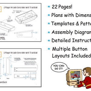 DIY Controller Stick Plans for MAME Arcade Cabinet, Build Your Own X ...