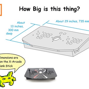 DXF File for X Arcade Tankstick Joystick Clone, Build Your Own DIY MAME ...