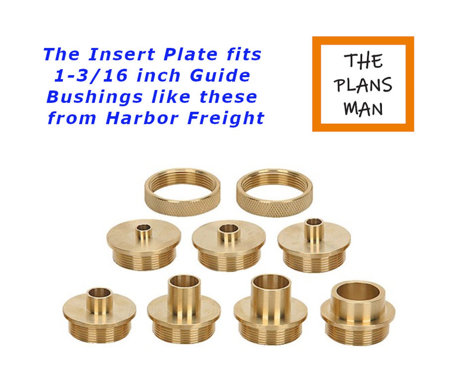 Guide Bushing Insert Plate for Ryobi Plunge Router, Use to Trace ...