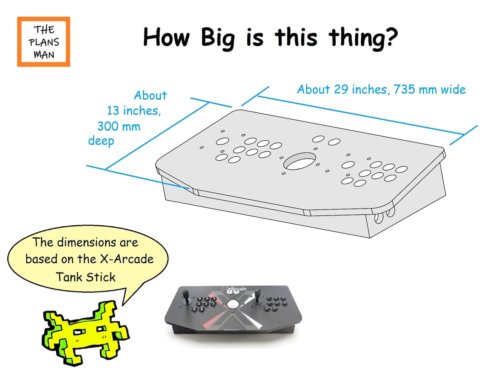 DIY Controller Stick Plans for MAME Arcade Cabinet, Build Your Own X ...