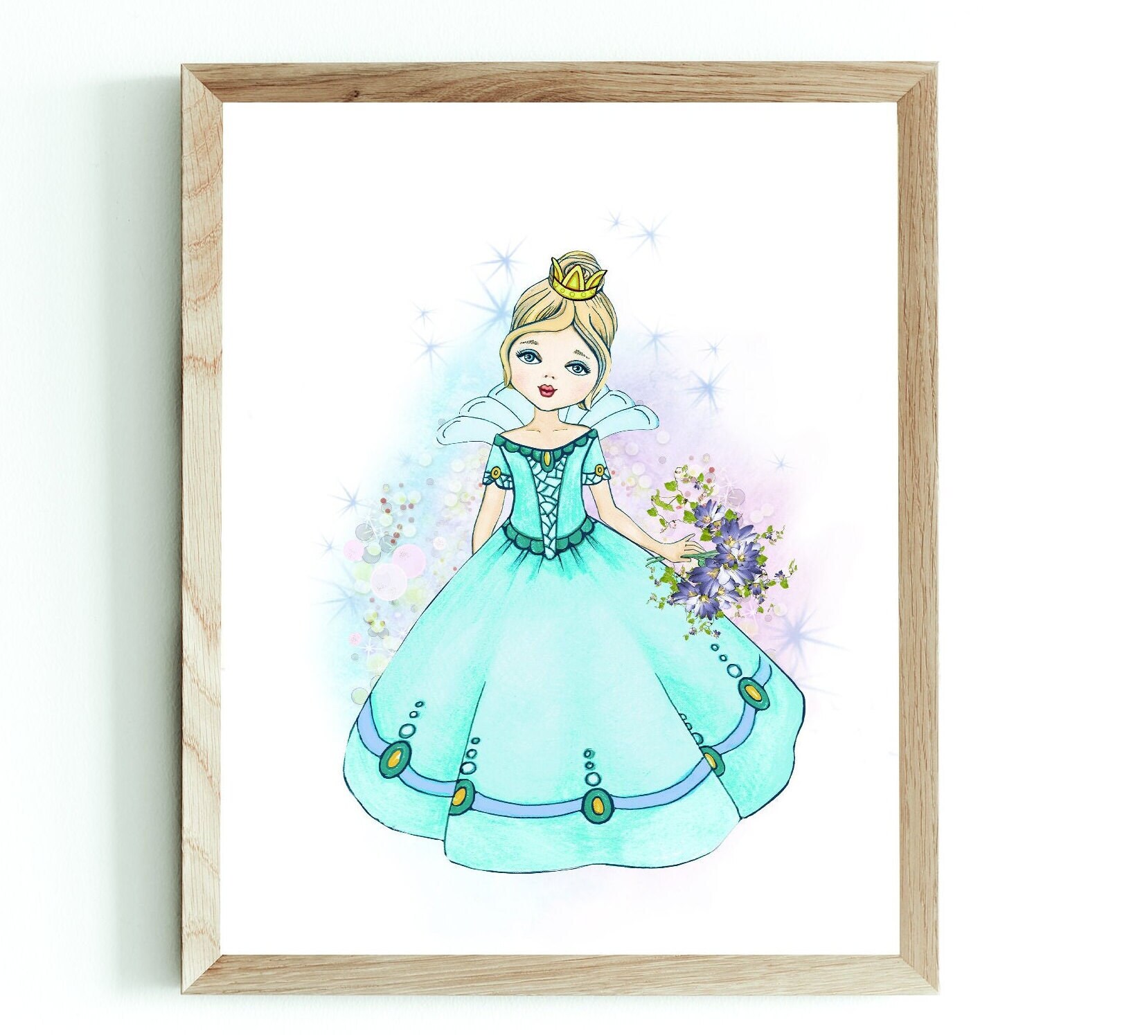 Girly Wall Art Printable. Little Princess Wall Art. Princess Room Decor ...