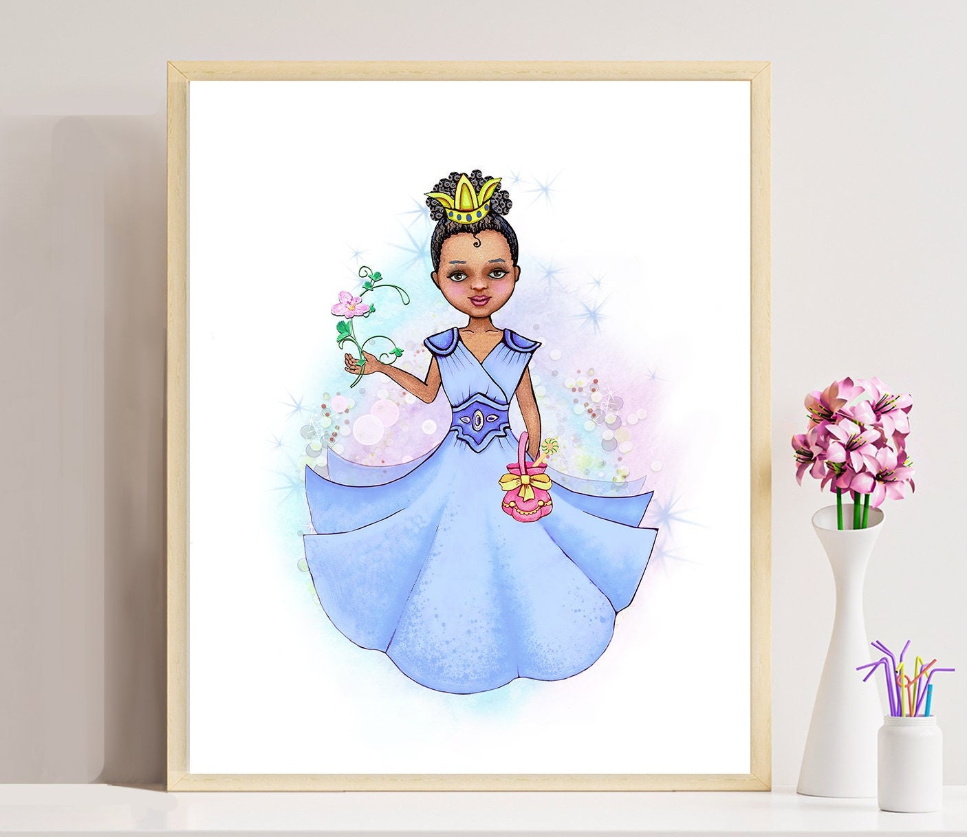 Little Princess Wall Art. Girly Wall Art Printable. Princess - Etsy