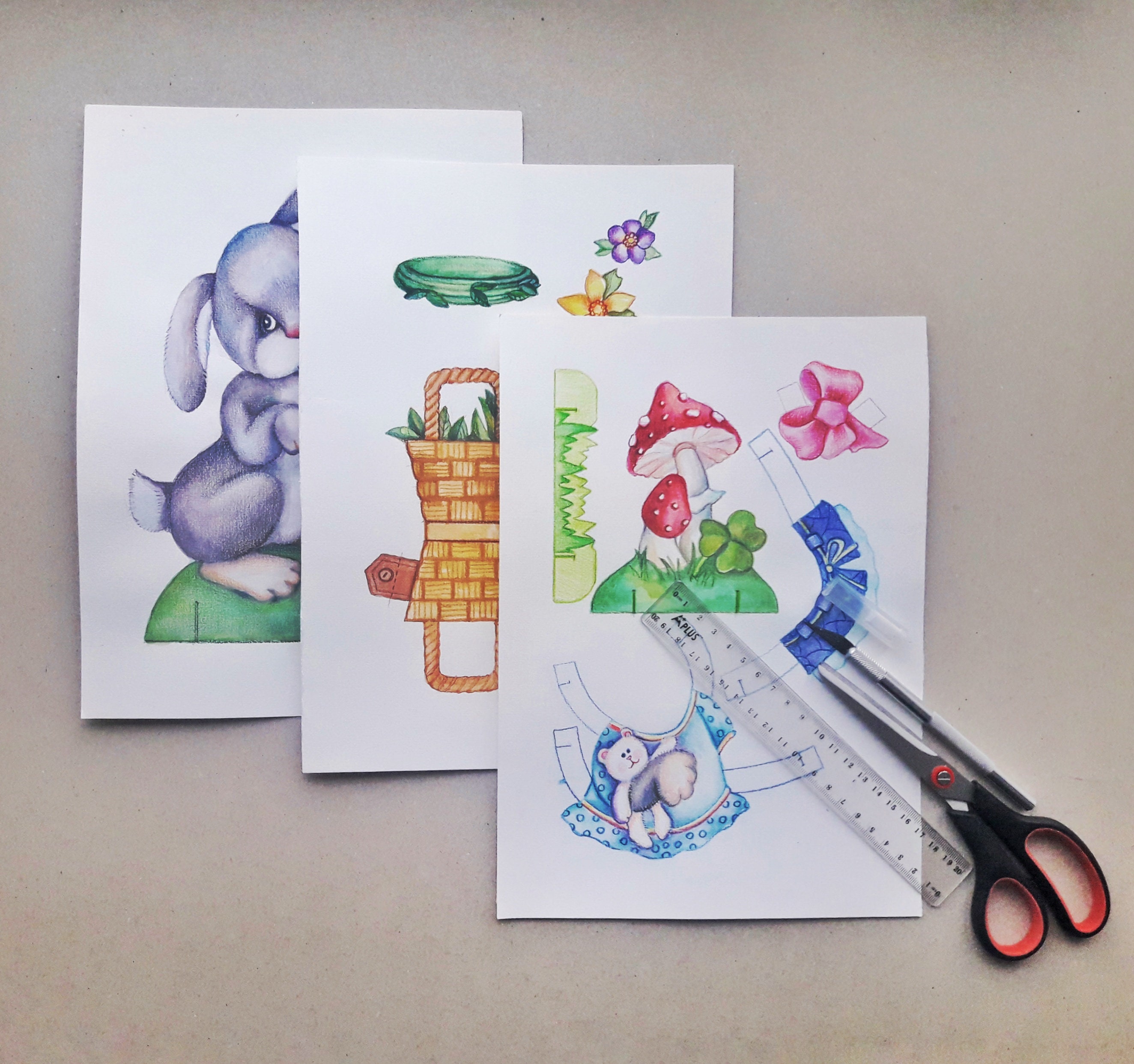 Easter Bunny Printable. Rabbit Paper Doll. Dress up Activity. Easter ...