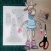 Printable Christmas Reindeer Articulated Paper Doll Paper Craft Deer ...