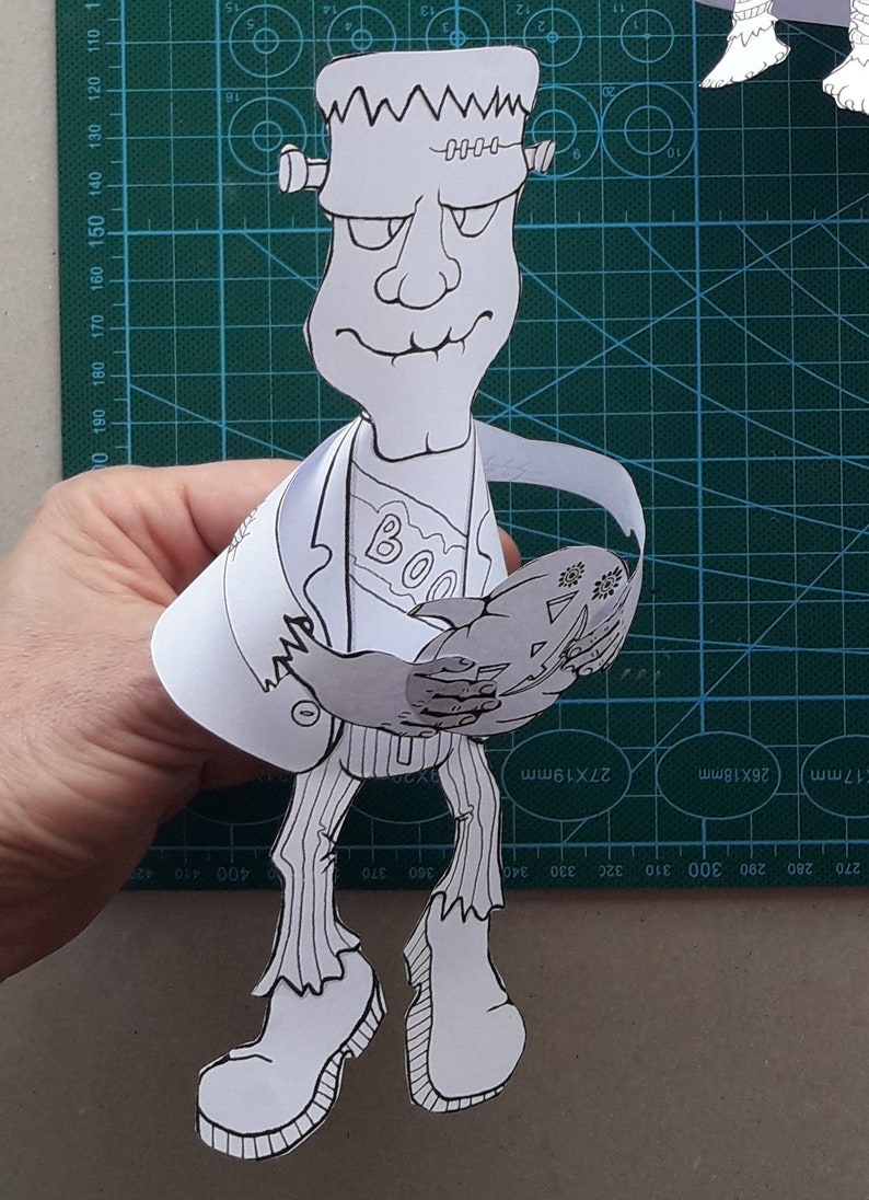 Halloween Paper Dolls Coloring Pages. Halloween Activities Printable ...