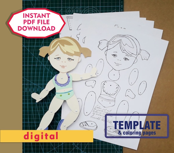 Printable Jointed Paper Dolls Global Gmarket Mobile