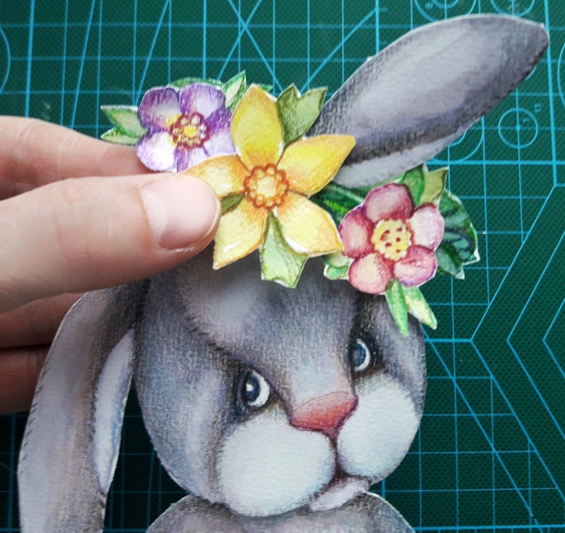 Easter Bunny Printable. Rabbit Paper Doll. Dress up Activity. - Etsy