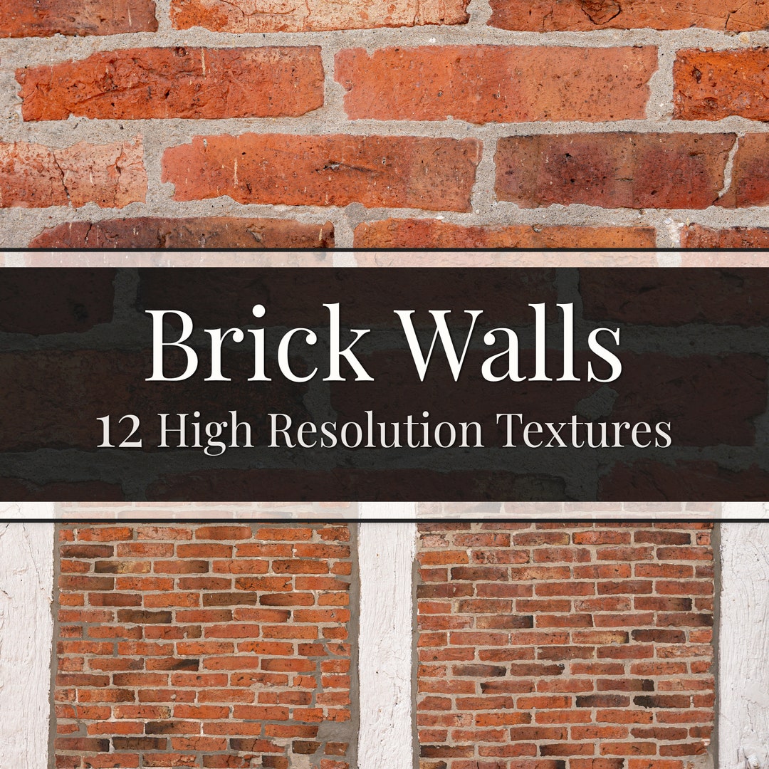 Brick Wall Texture Package | High Resolution | Background, Pattern ...