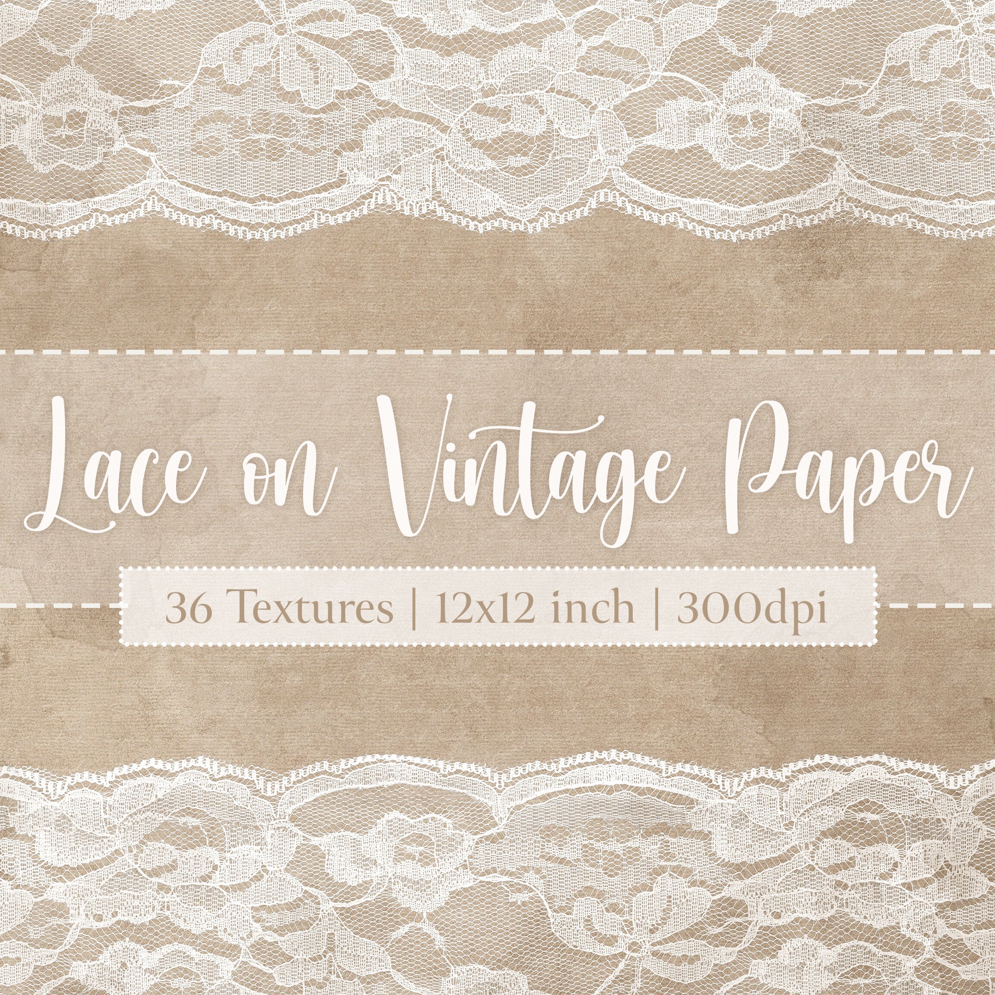 Vintage White Lace Background