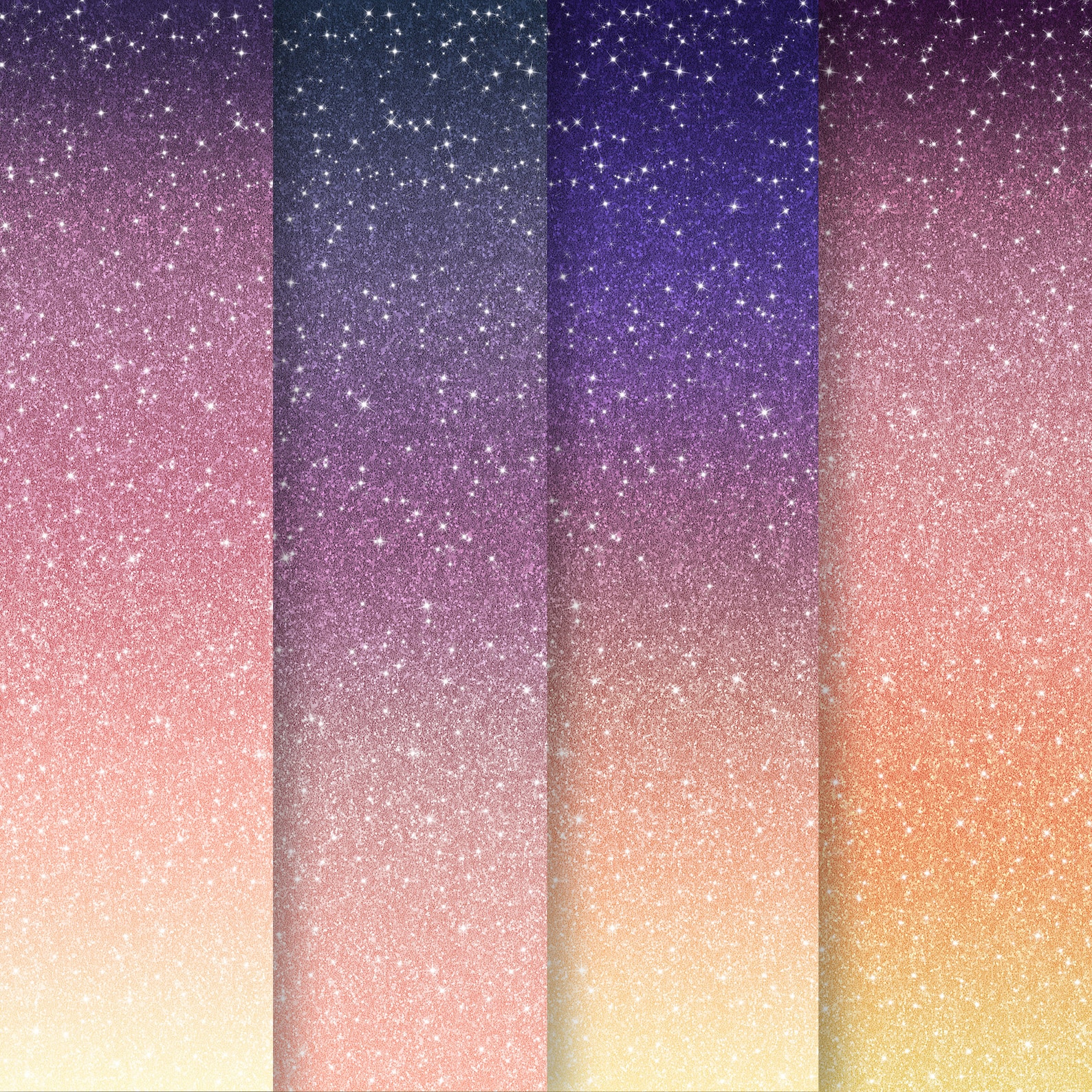 Dusk & Dawn Glitter Gradients | Digital Papers | Ombre Textures ...