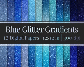 Frozen Inspired Glitter and Bokeh Digital Paper Pack papers - Etsy