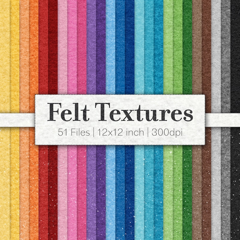 Felt Collage Pattern - Etsy