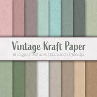 Kraft Paper Digital Textures, Kraft Paper Backgrounds, Kraft Paper ...