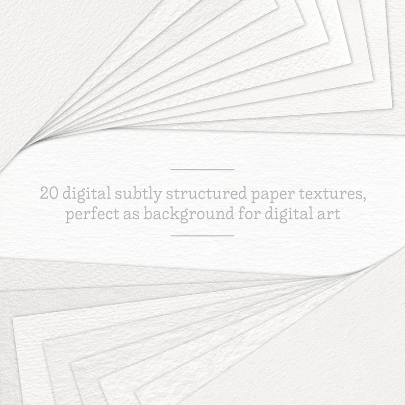 Realistic Watercolor Paper Textures | 20 Structured Digital Papers ...