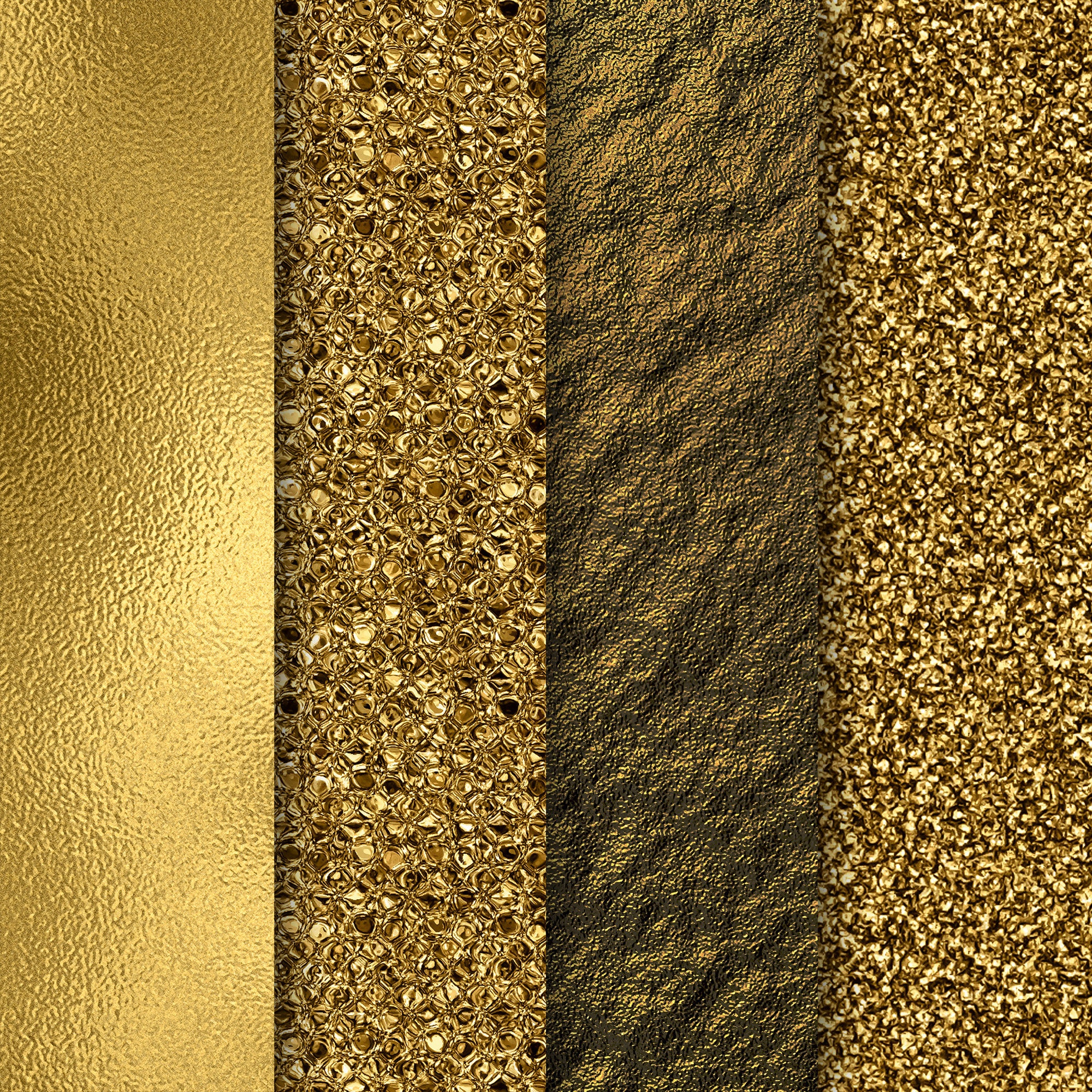 GOLD COLLECTION - 17 Metallic Textures, Foils, Digital Papers and More ...