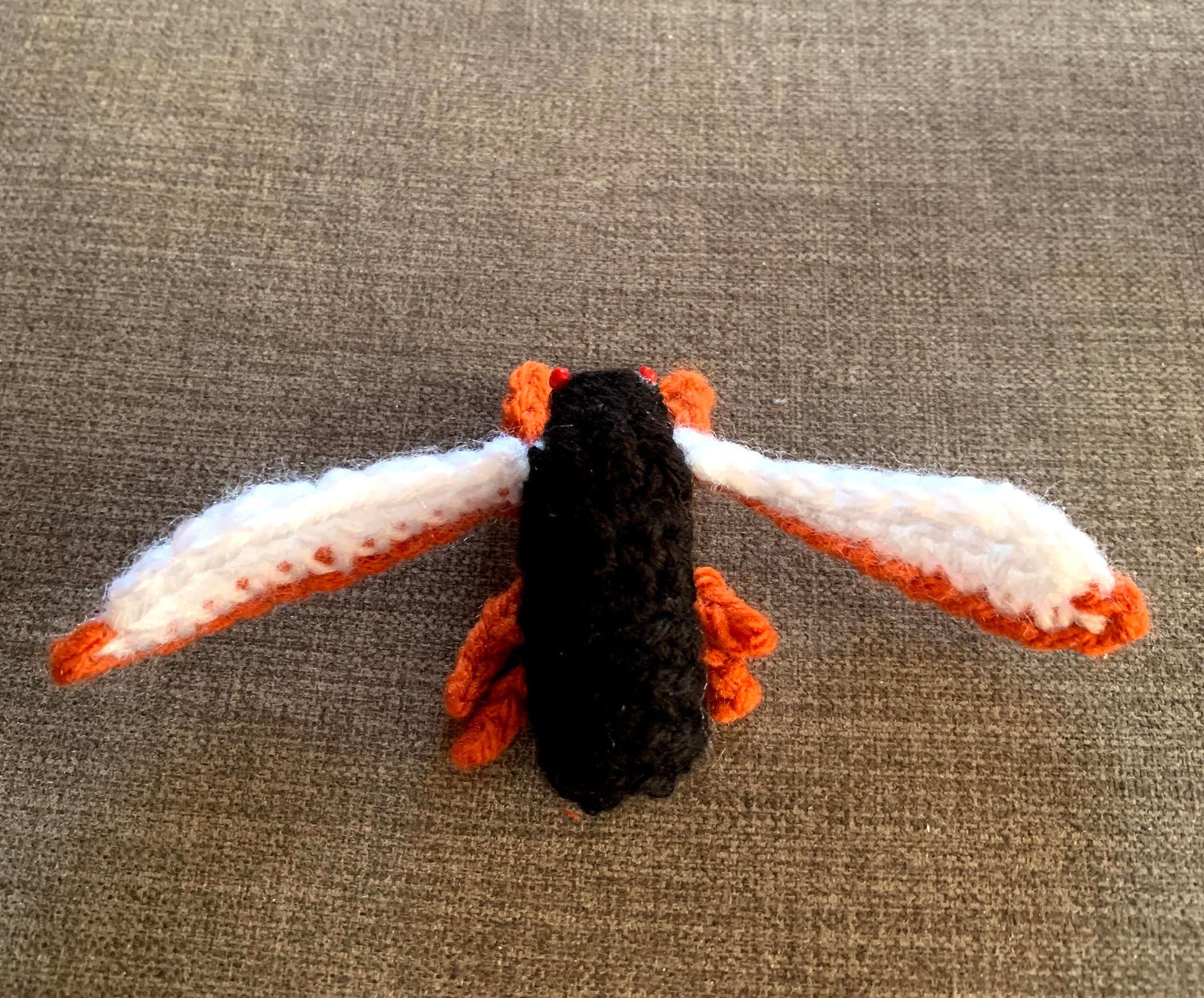 CROCHET PATTERN: Cicada Amigurumi. Nymph and Adult Cicada | Etsy