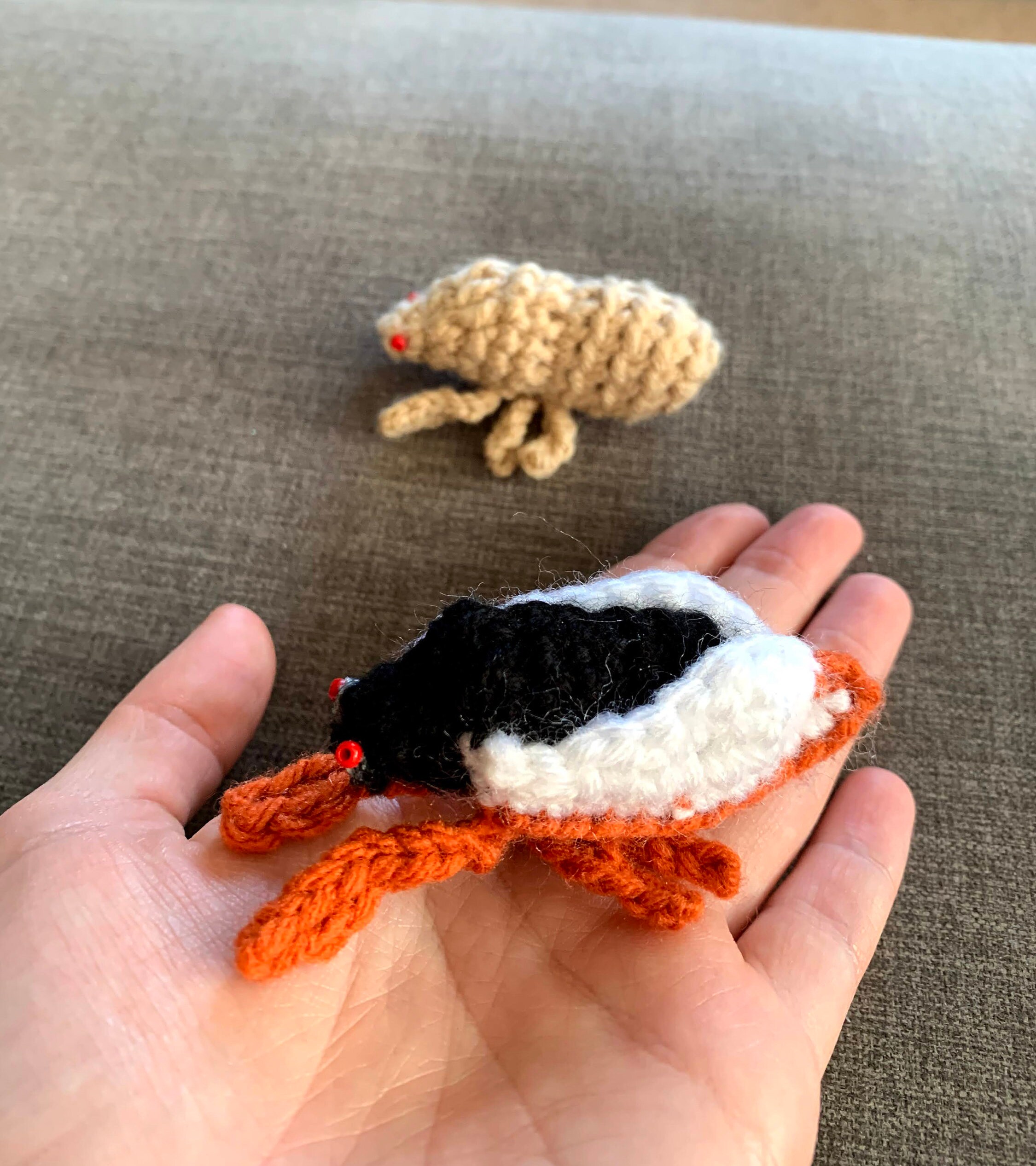 CROCHET PATTERN: Cicada Amigurumi. Nymph and Adult Cicada | Etsy