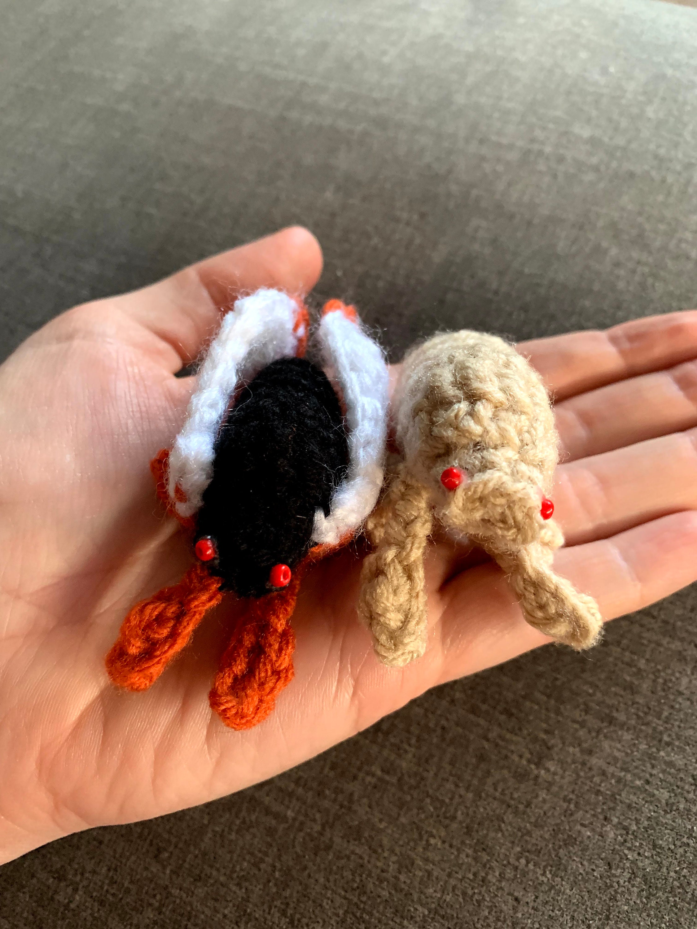 CROCHET PATTERN: Cicada Amigurumi. Nymph and Adult Cicada | Etsy