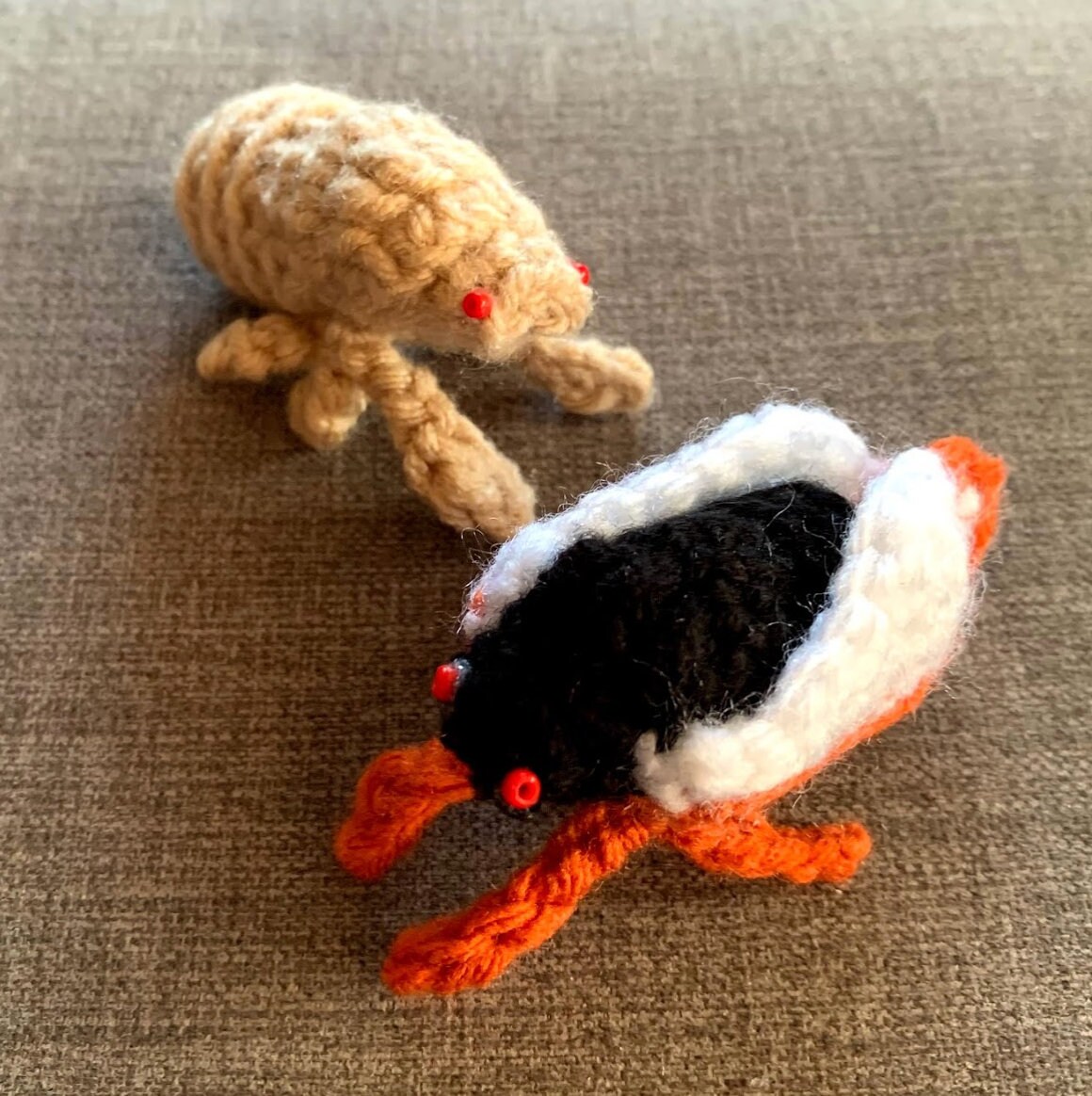 CROCHET PATTERN: Cicada Amigurumi. Nymph and Adult Cicada | Etsy