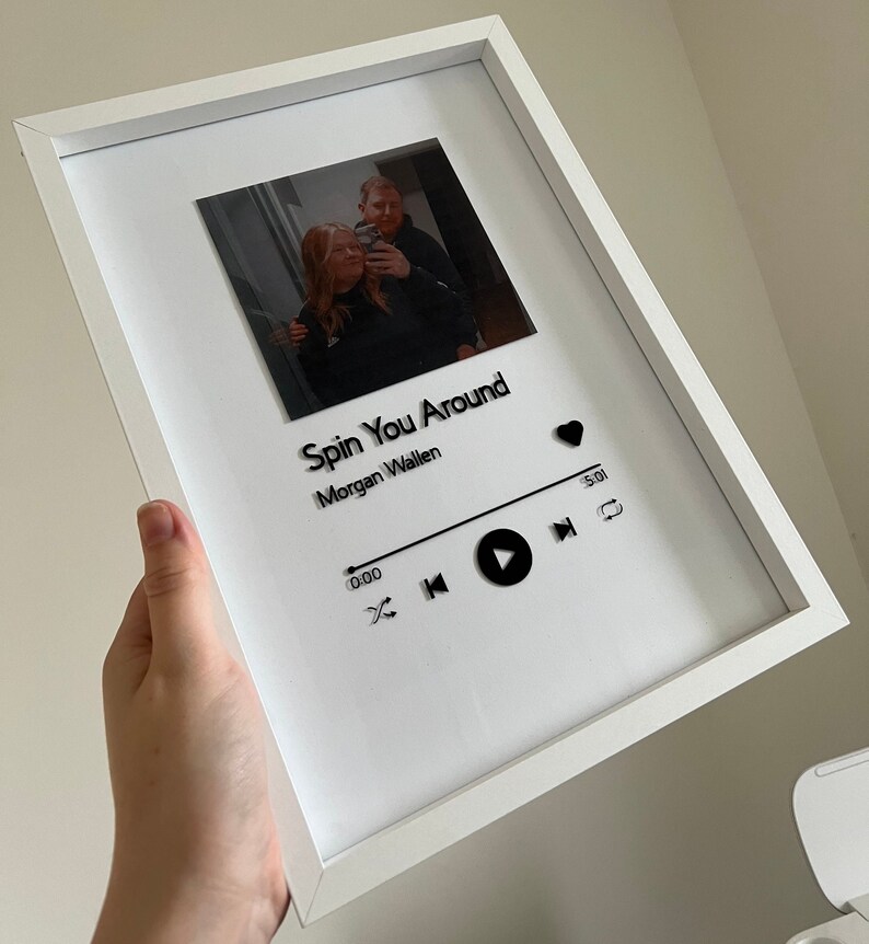 Personalised Song Frame - Etsy