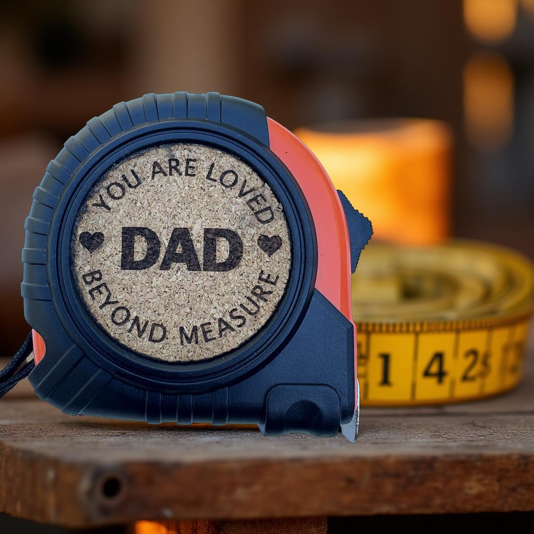 Engraved Measuring Tape Measure Gift Dad Handyman Tool Present Father ...