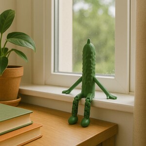 Funny Pickle Figure Desk Decoration Office Space Saving Design Desk ...