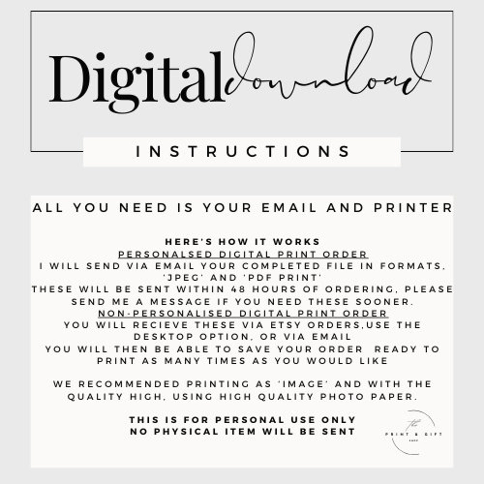 A Parents Thank You Printable Nursery Teachers Teaching Printable Gift ...