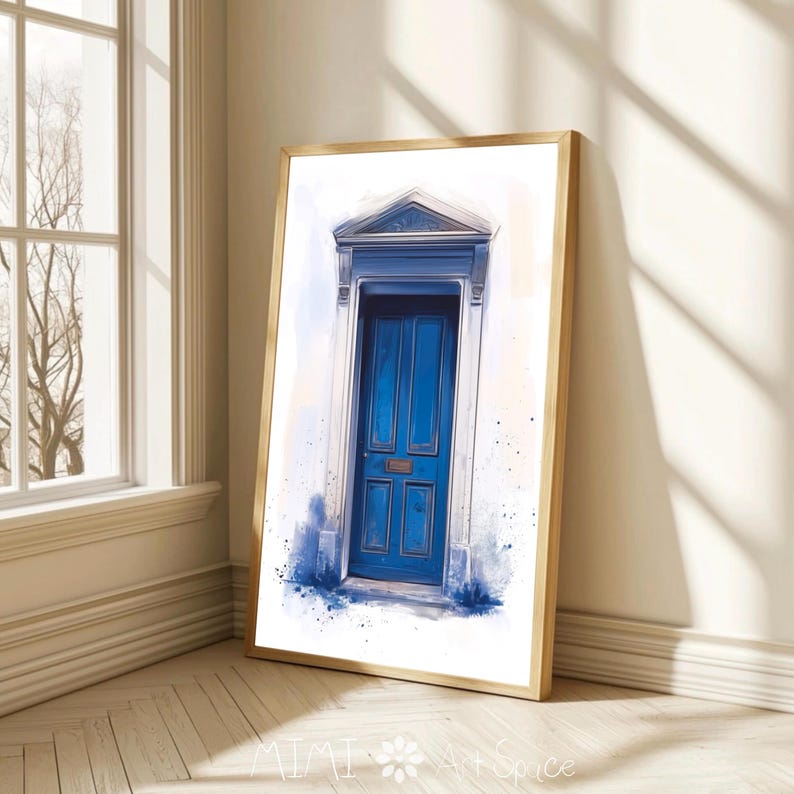 Digital Download, Watercolor Door Illustration, Door Prints, Beautiful ...