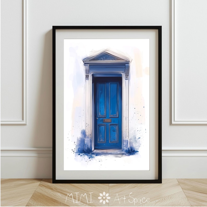 Digital Download, Watercolor Door Illustration, Door Prints, Beautiful ...
