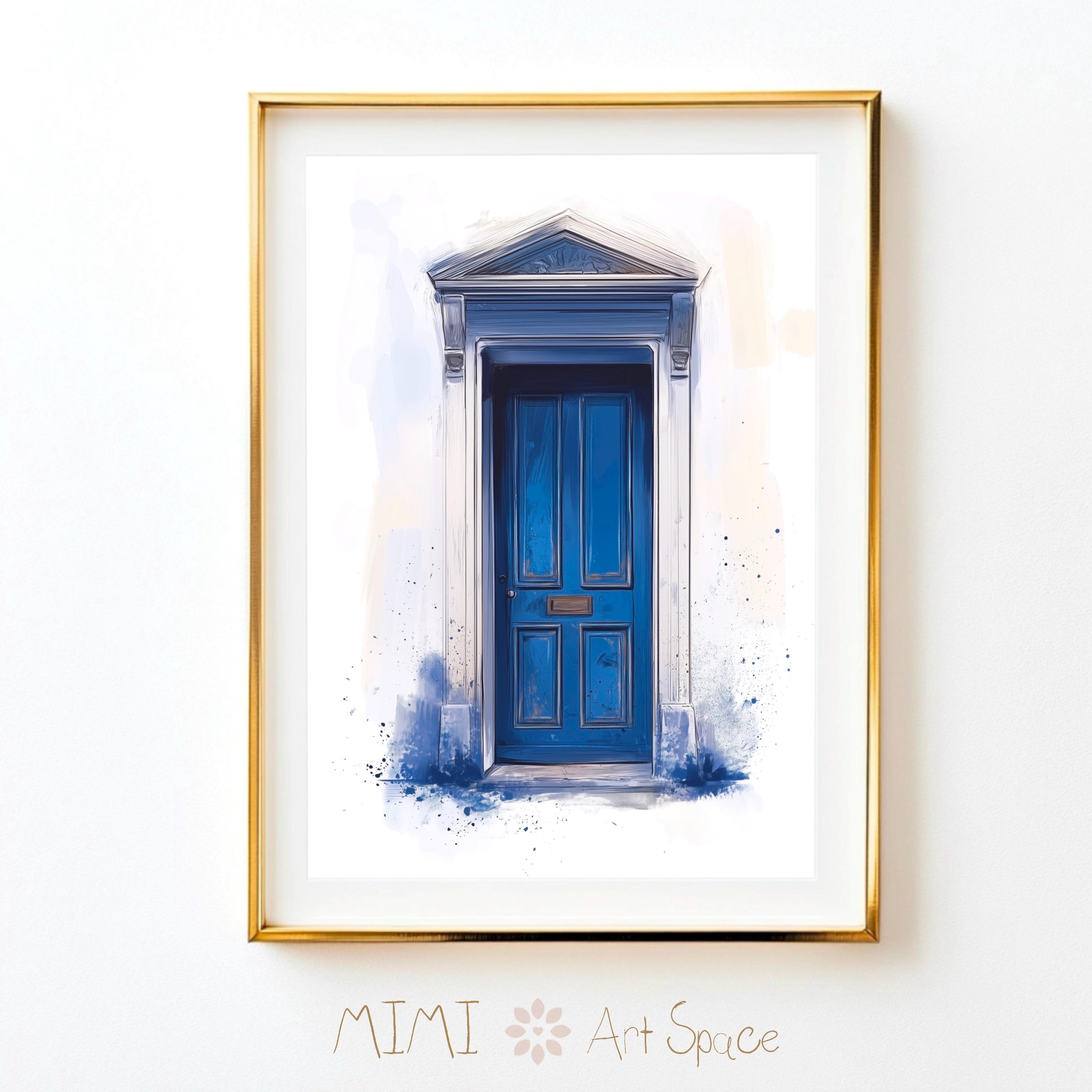 Digital Download, Watercolor Door Illustration, Door Prints, Beautiful ...