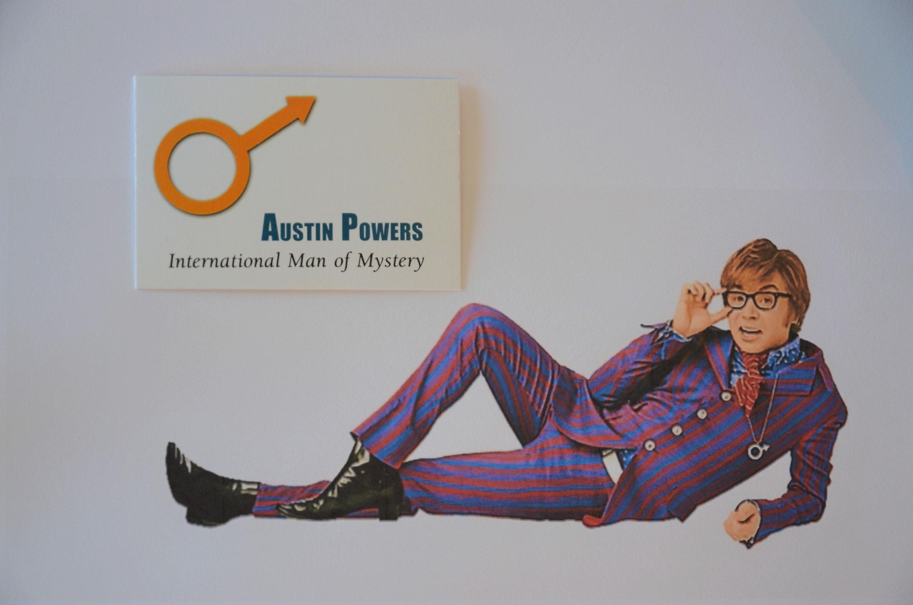 Austin Powers Business Identity Card International Man of - Etsy