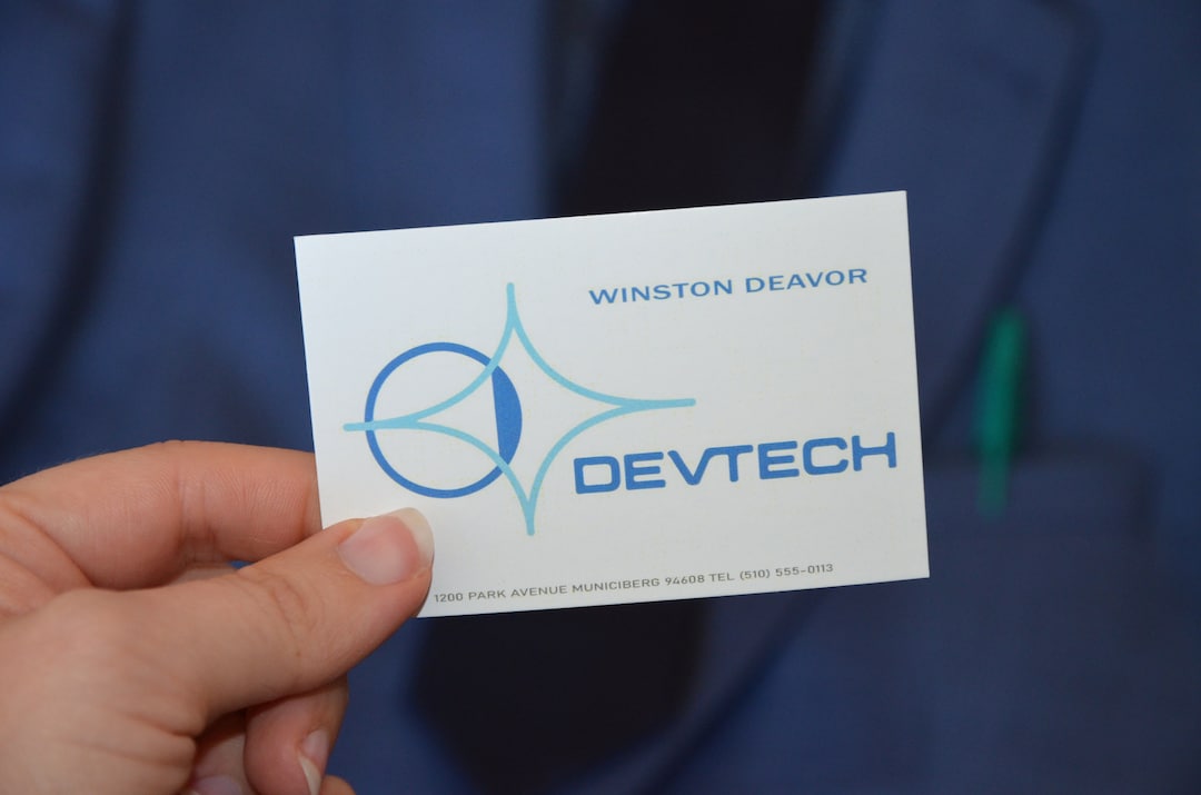 Devtech Winston Deavor Business Card - the Incredibles 2 Movie Prop ...
