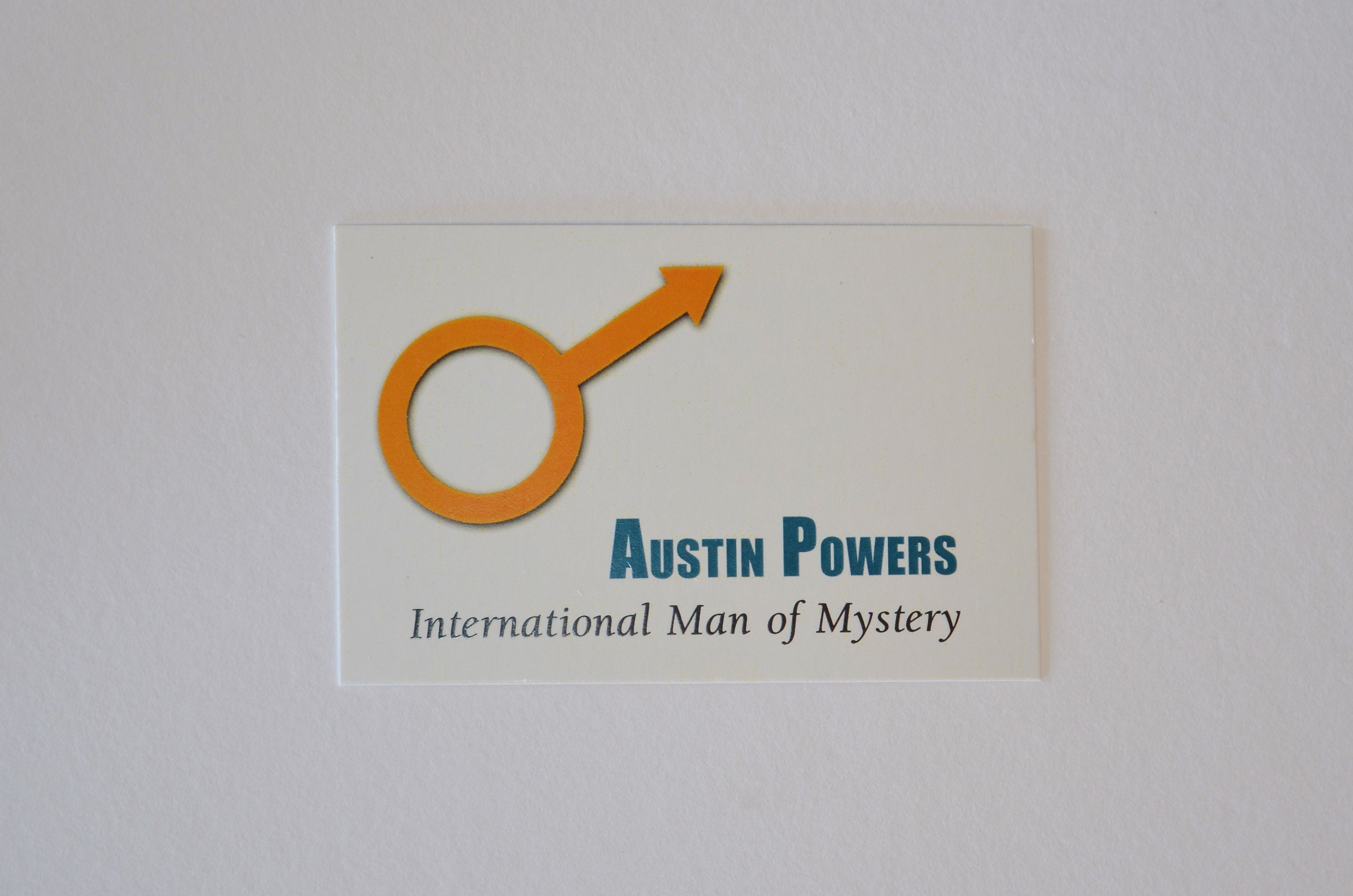 Austin Powers Business Card Prop – International Man of Mystery Cosplay ...
