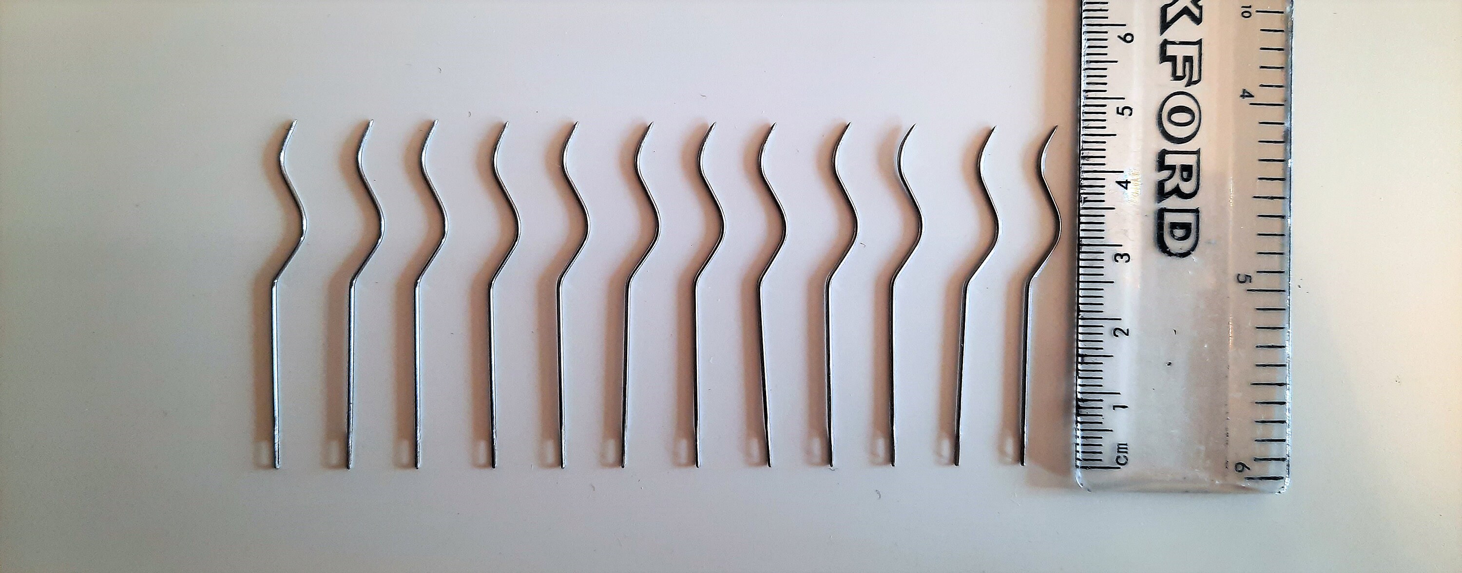 Sally Stanley Smocking Pleater Needles 1 Pack of 12 Various Lengths ...