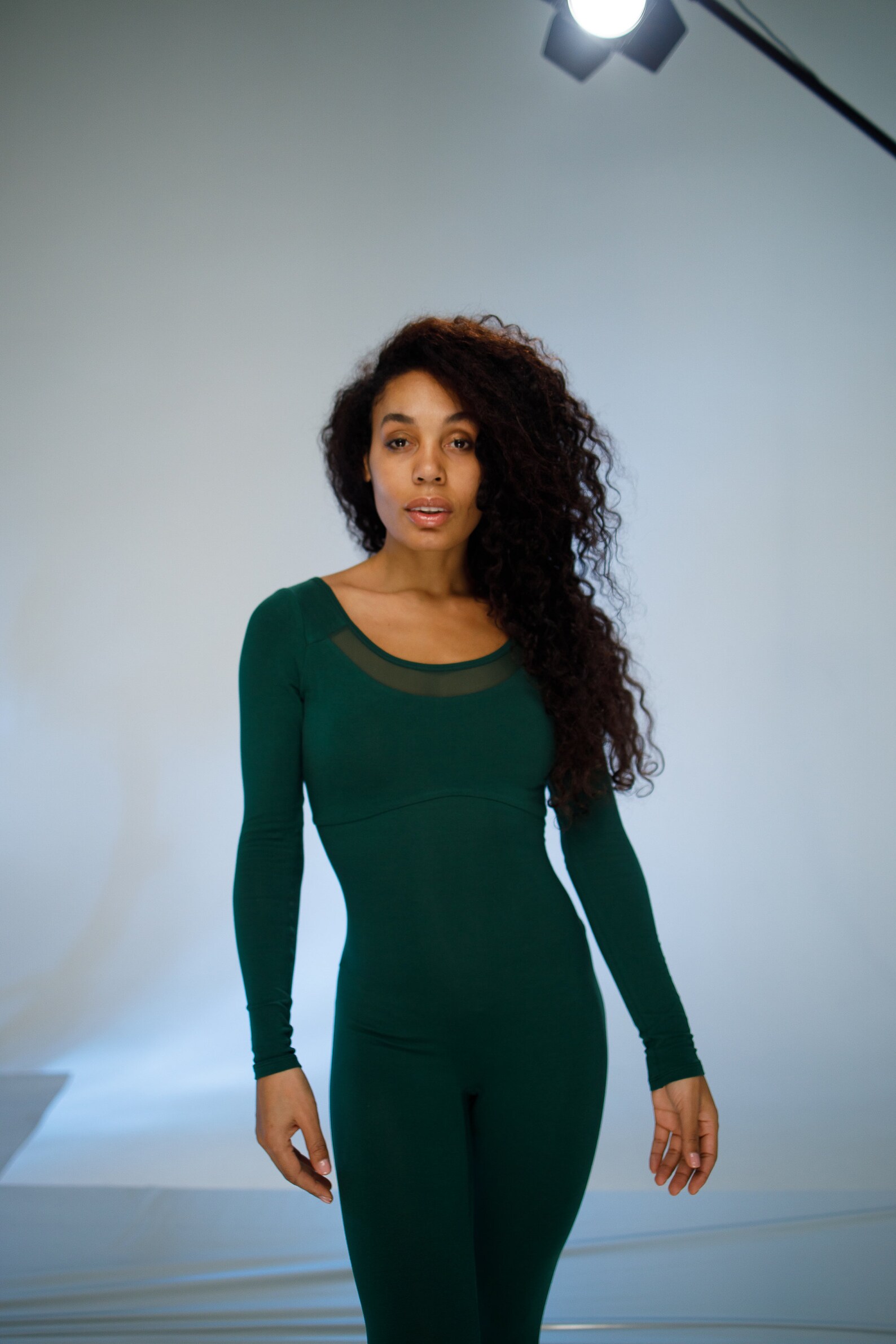 Aerial Costume Yoga Jumpsuit Woman Yoga Bodysuit Dance Unitard Costume ...