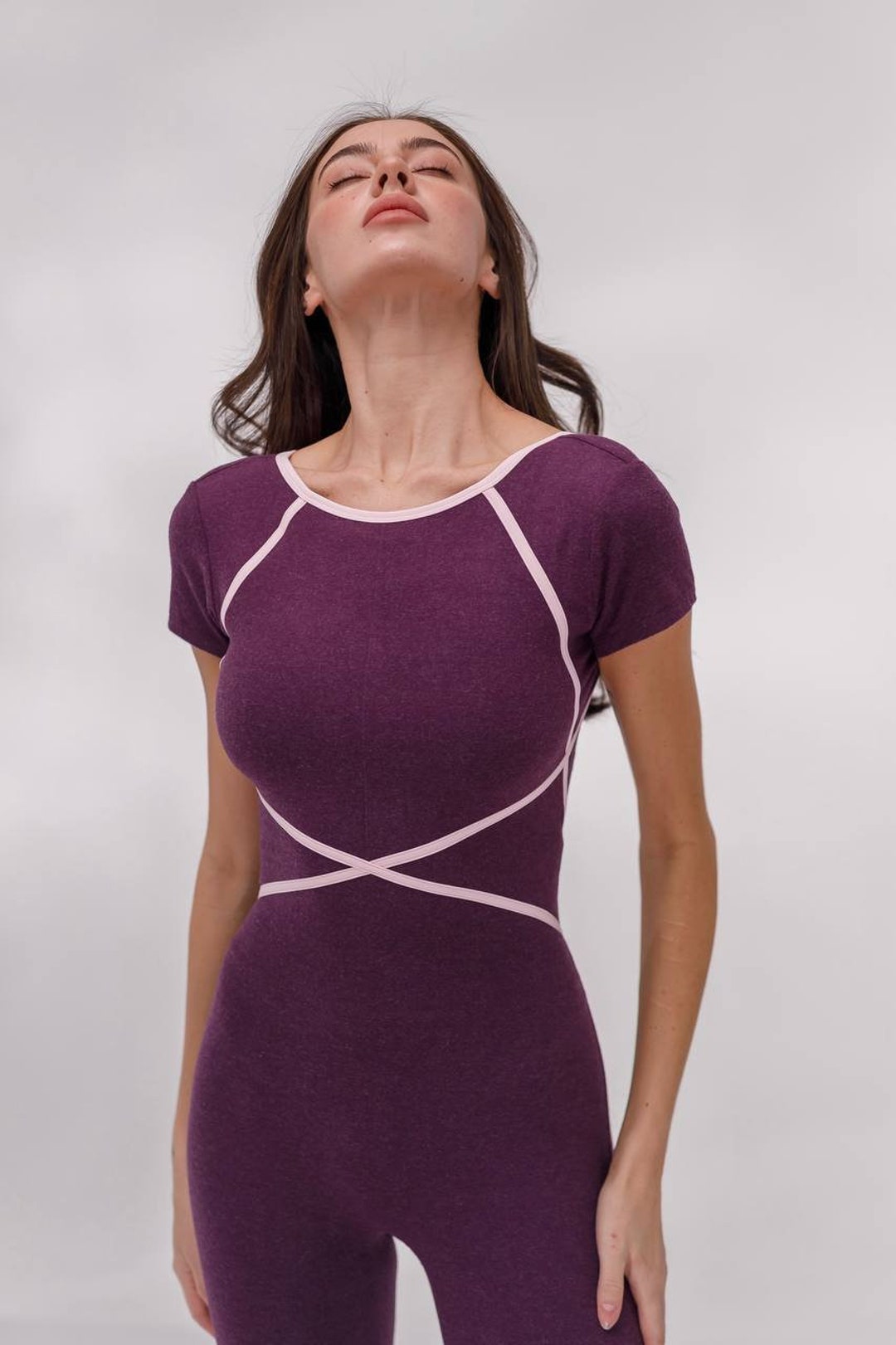 Aerial Costume Yoga Jumpsuit Woman Yoga Bodysuit Dance Unitard Costume ...