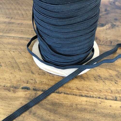 1/4 Inch 6mm COLORED Braided Skinny Flat Elastic by the Yard - Etsy
