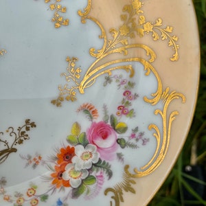 Antique Royal Minton Hand Painted Fine Bone China Plates With Floral ...