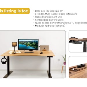 Height Adjustable Gaming Table With LED Mood Light, Modular Accessories ...