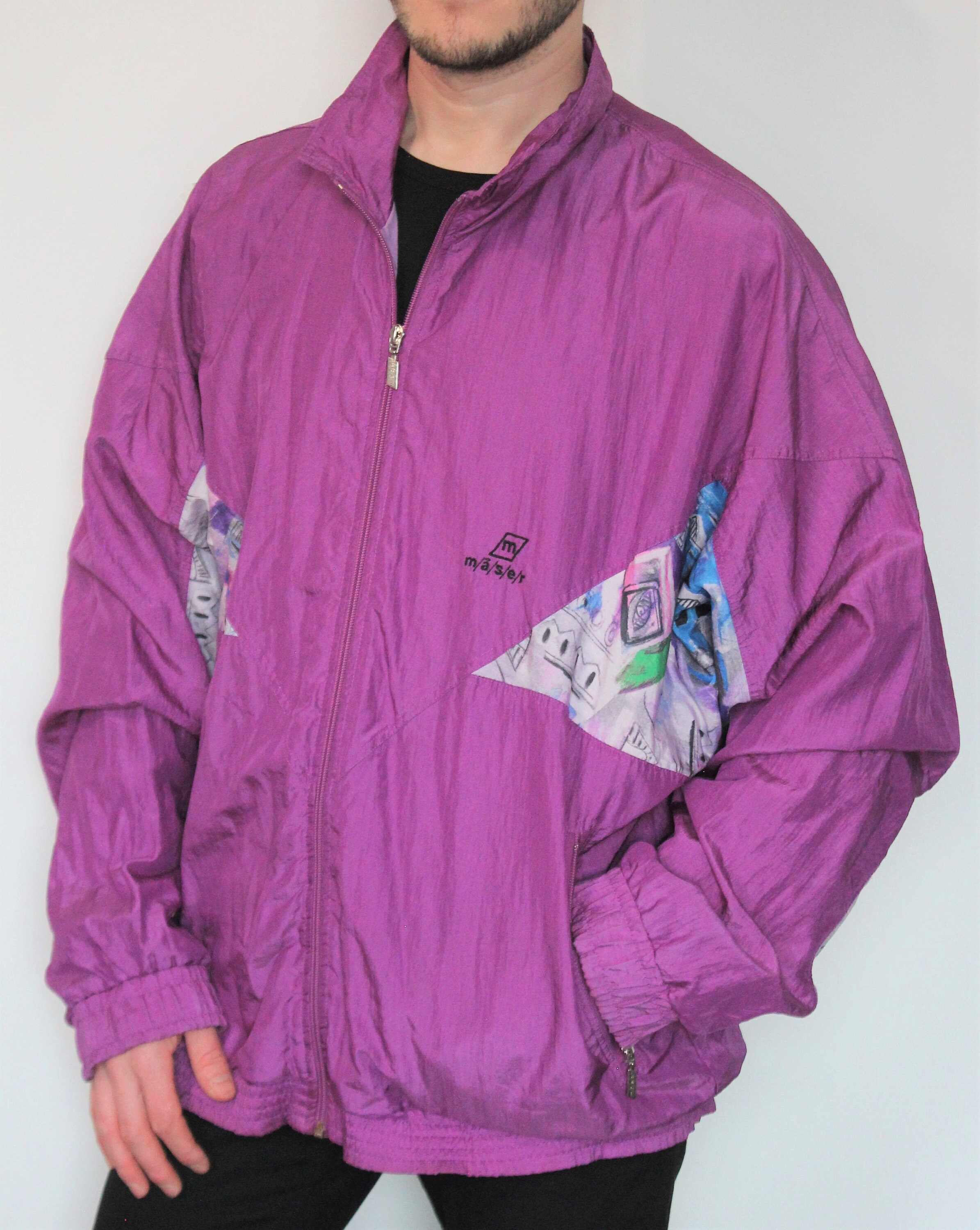 80s 90s Vintage Jacket Sportswear XL - Etsy