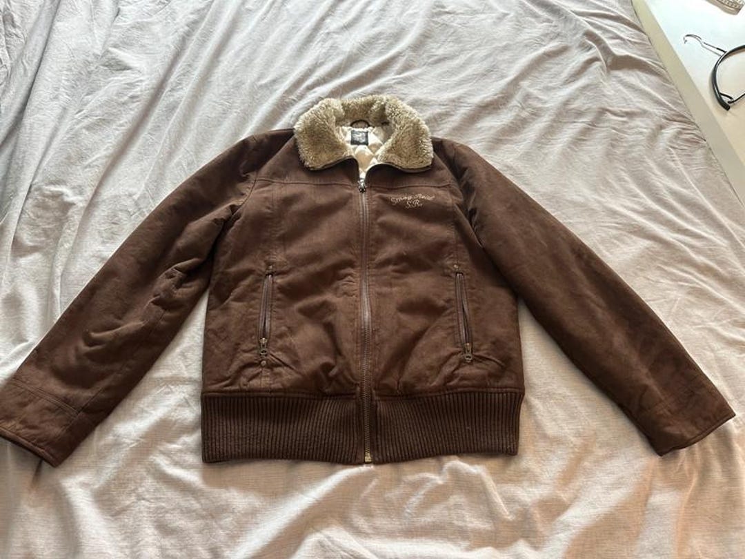 Vintage Jacke Wild Leder Braun 80s 90s - Etsy