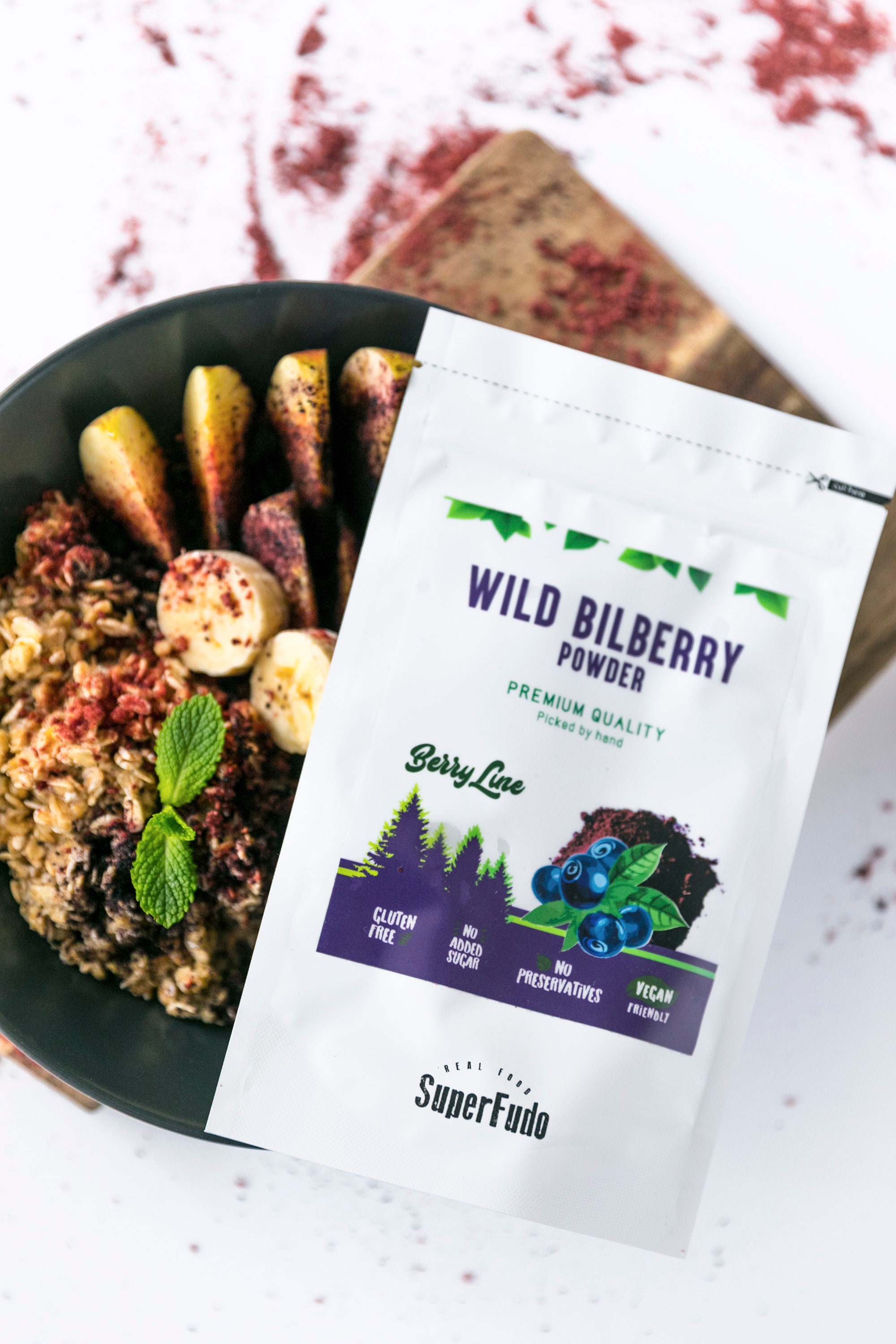 Northern Wild Bilberry Powder Powerful Antioxidant Without | Etsy