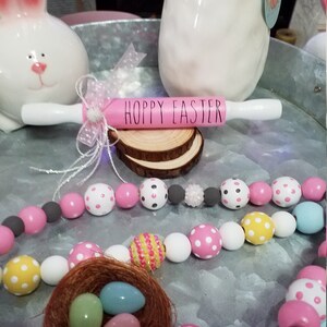Handmade Easter Mini Rolling Pin, Easter Tier Tray Decor, Tier Tray ...